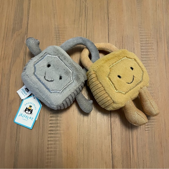 Jellycat | Toys | Jellycat Amuseables Love Locks Plush New Gold Silver ...